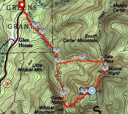Hike Carter Dome and Mount Hight - Carter Notch AMC Hut