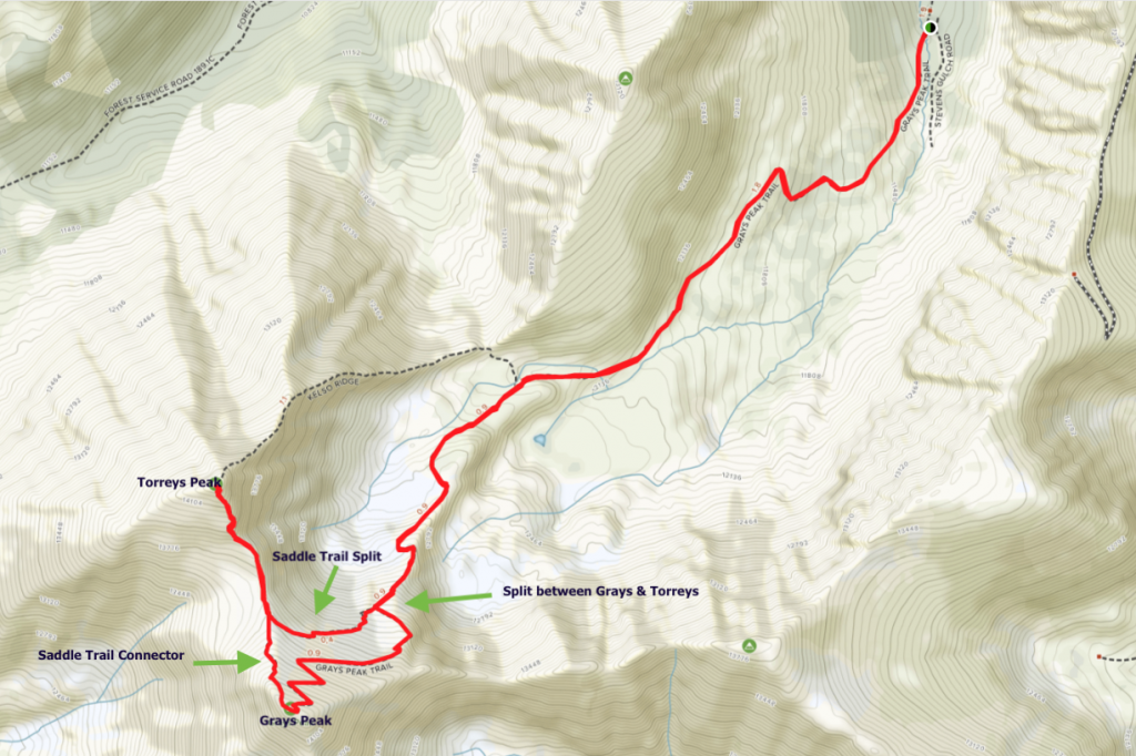 Hiking Grays & Torreys Peak Colorado - Map, Pictures, Description & More