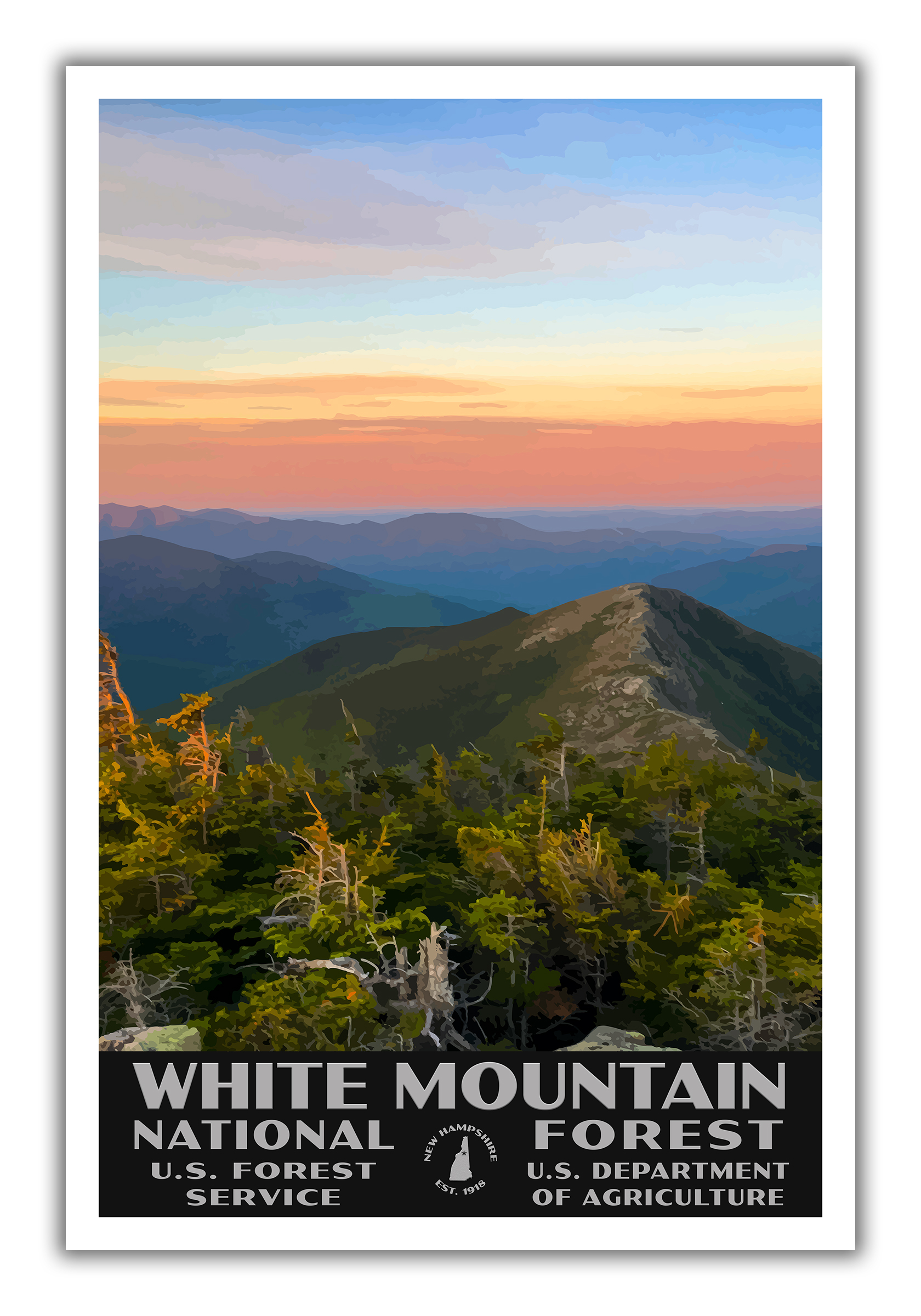 White Mountains National Forest Poster - HIgh Quality Poster Prints