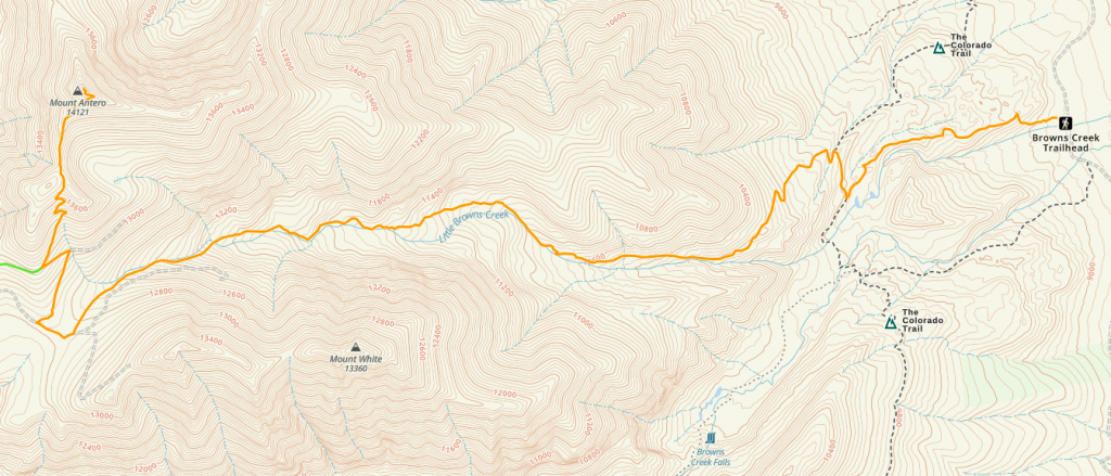 Hiking Mount Antero | Trail Description, Pictures, Maps & More