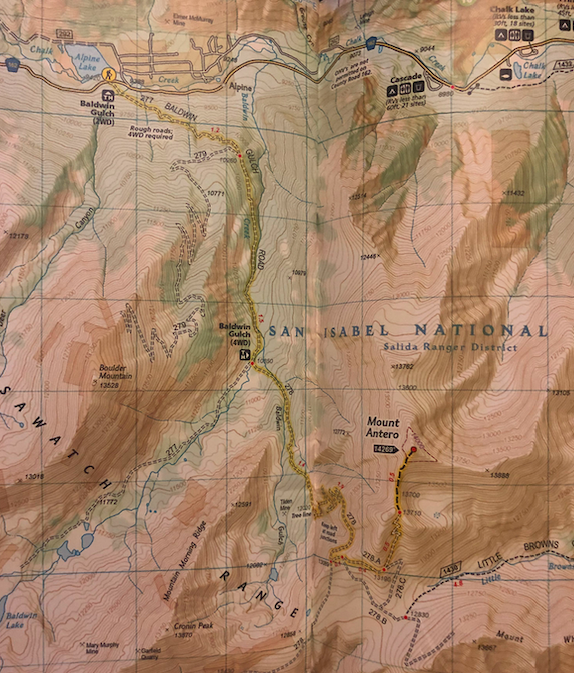 Hiking Mount Antero | Trail Description, Pictures, Maps & More