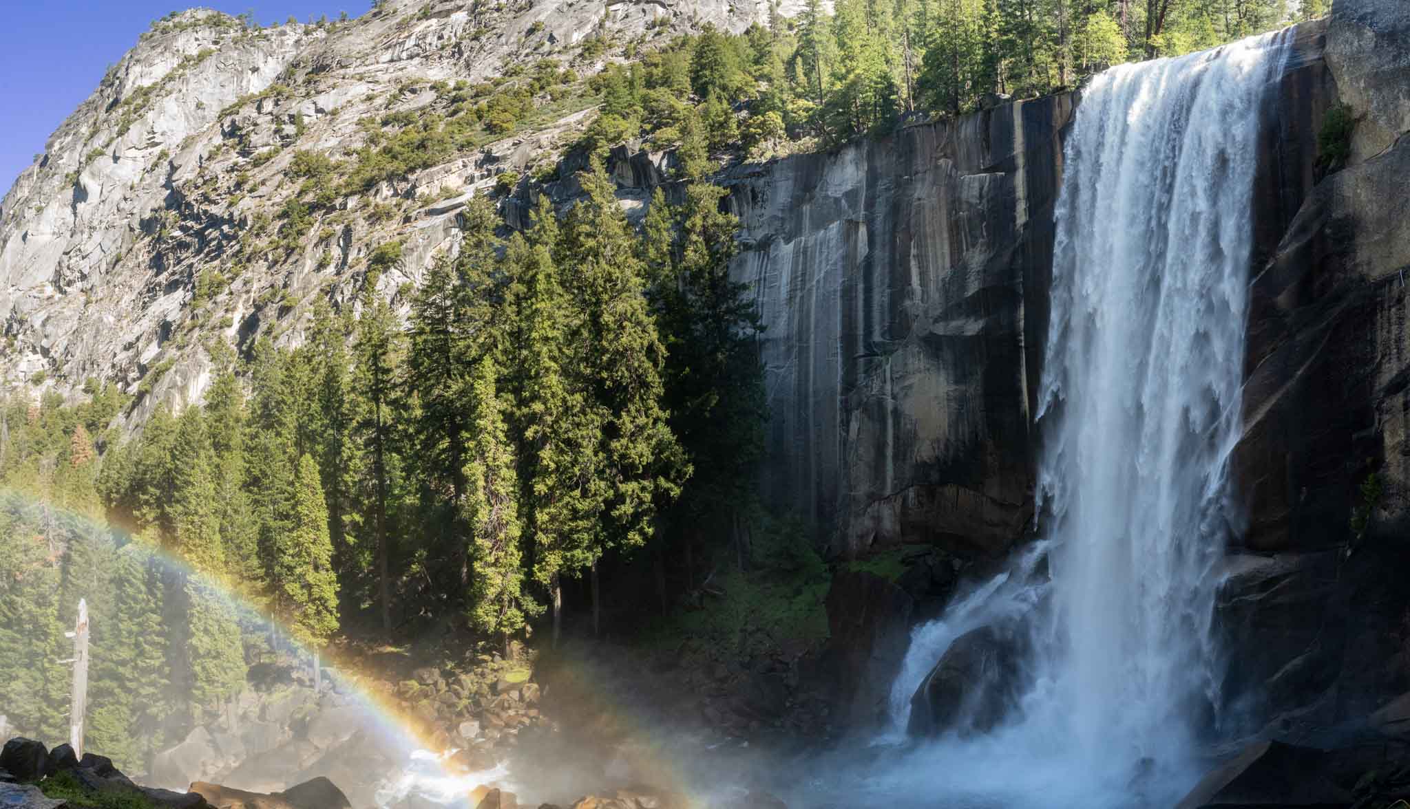 The Mist Trail (Vernal & Nevada Falls) Yosemite National Park