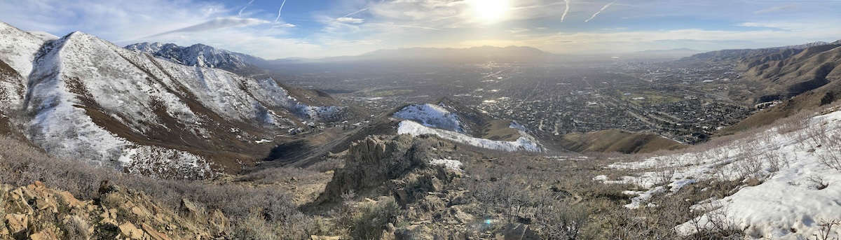 Hiking Jacks Mountain, Salt Lake City, Utah