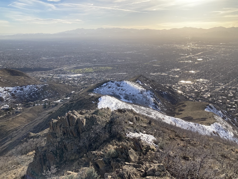 Hiking Jacks Mountain, Salt Lake City, Utah